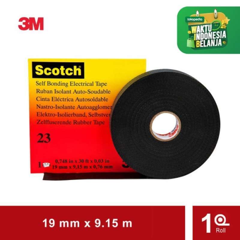 Jual 3m Scotch 23 Rubber Splicing Tape Selotip Isolasi Kabel Listrik ...