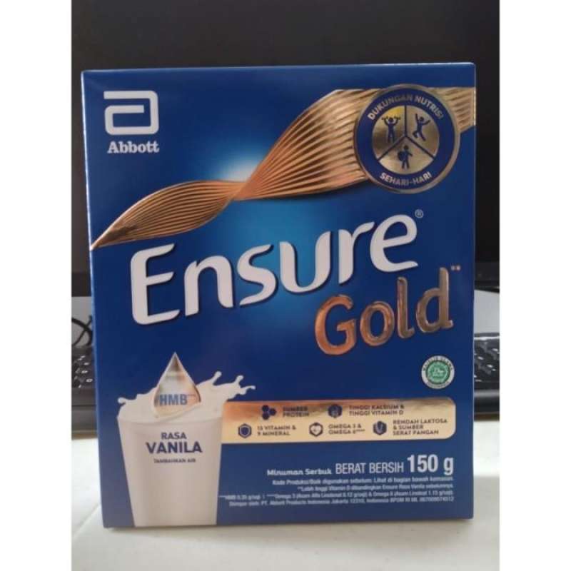 Jual Ensure Gold Vanilla 150 Gr Di Seller Almasar - Cawang, Kota Jakarta Timur | Blibli