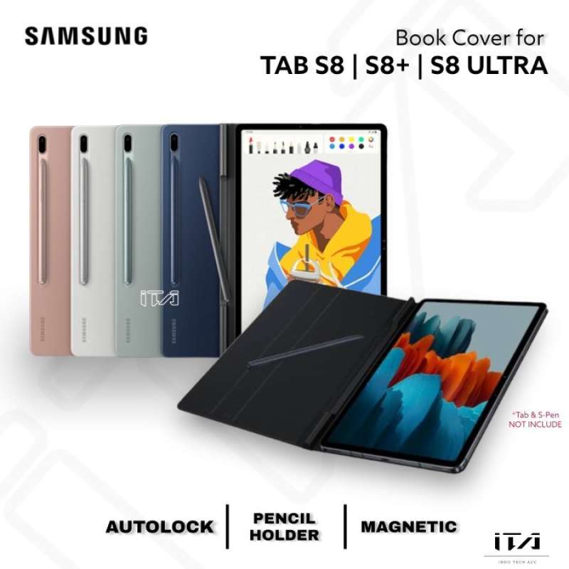 Promo Case Tab S8 S8 Plus S8 Ultra Book Cover Magnetic Auto Lock ...