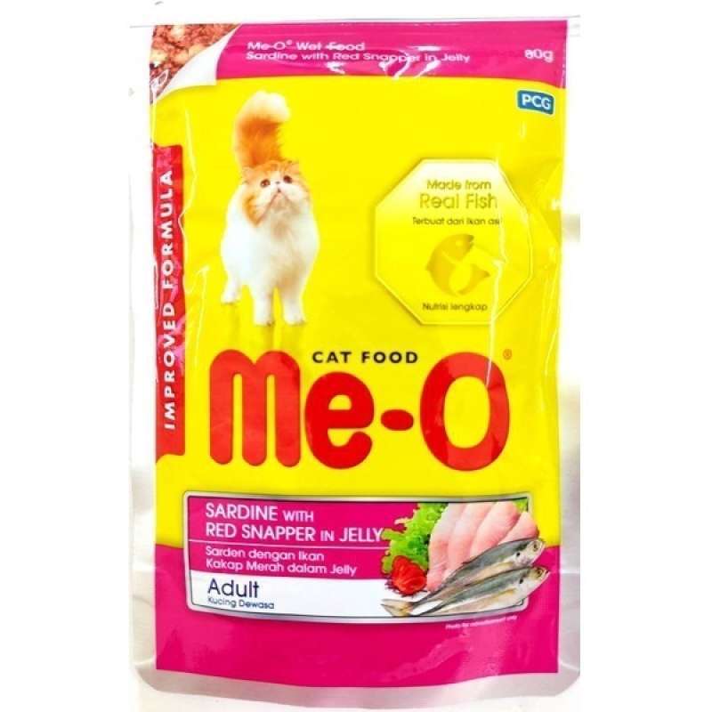 Jual Meo Pouch Makanan Basah Kucing Wet Cat Food Adult & Kitten Di ...