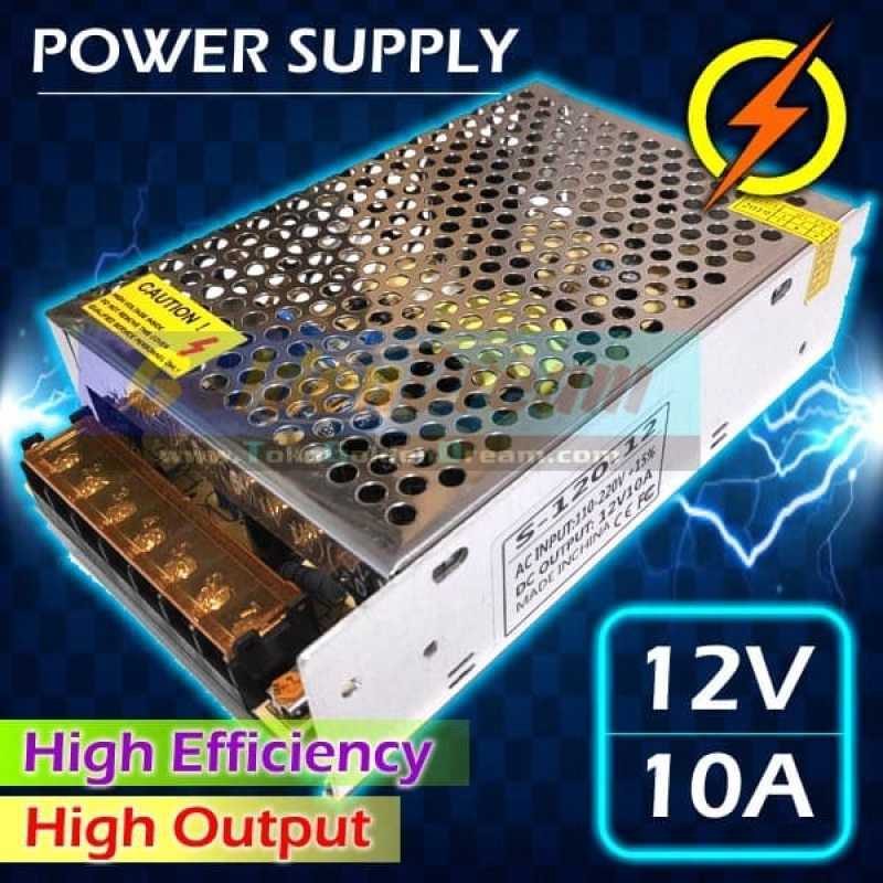 Jual Power Supply 12v 10a Jaring Trafo Dc 12 V 10 A Adaptor Psu 220v Led Dc Di Seller Aghanim ...