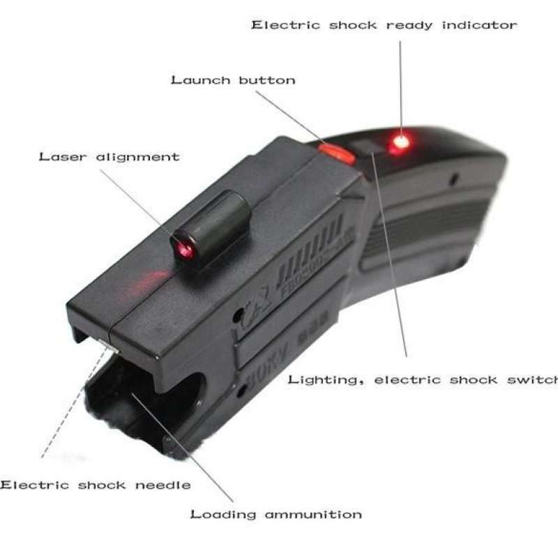 Jual Original Taser Gun / Senjata Kejut Listrik Jarak Jauh Maling Dan ...