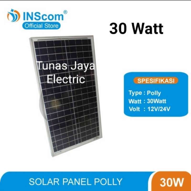 Jual Solar Panel / Panel Surya / Solar Cell 30wp Poly Inscom Di Seller ...