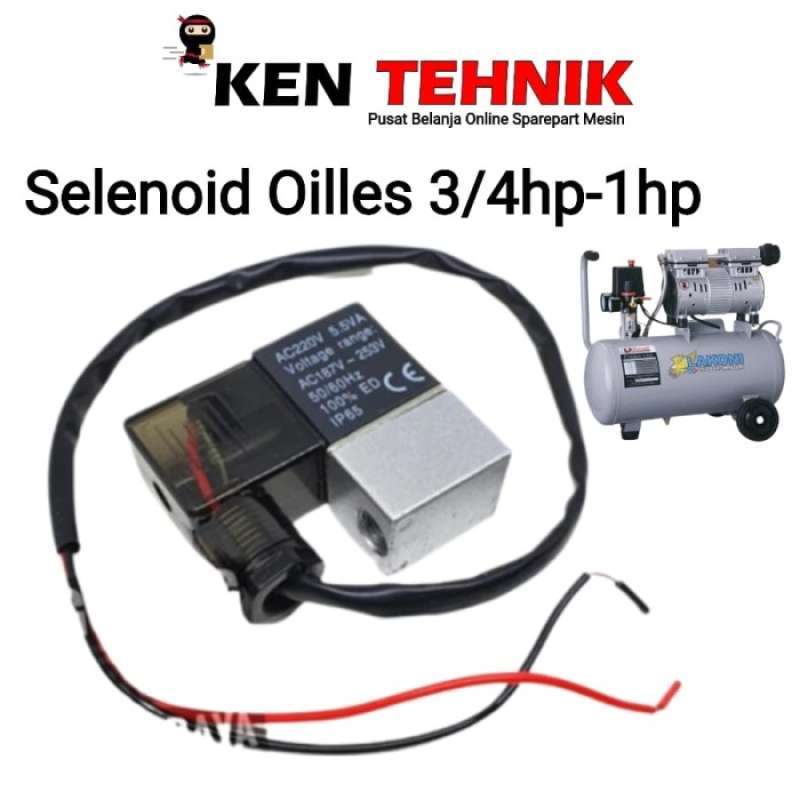 Jual Selenoid Valf Kompresor Angin Oilles 0.5hp-2hp Model Lakoni Di ...