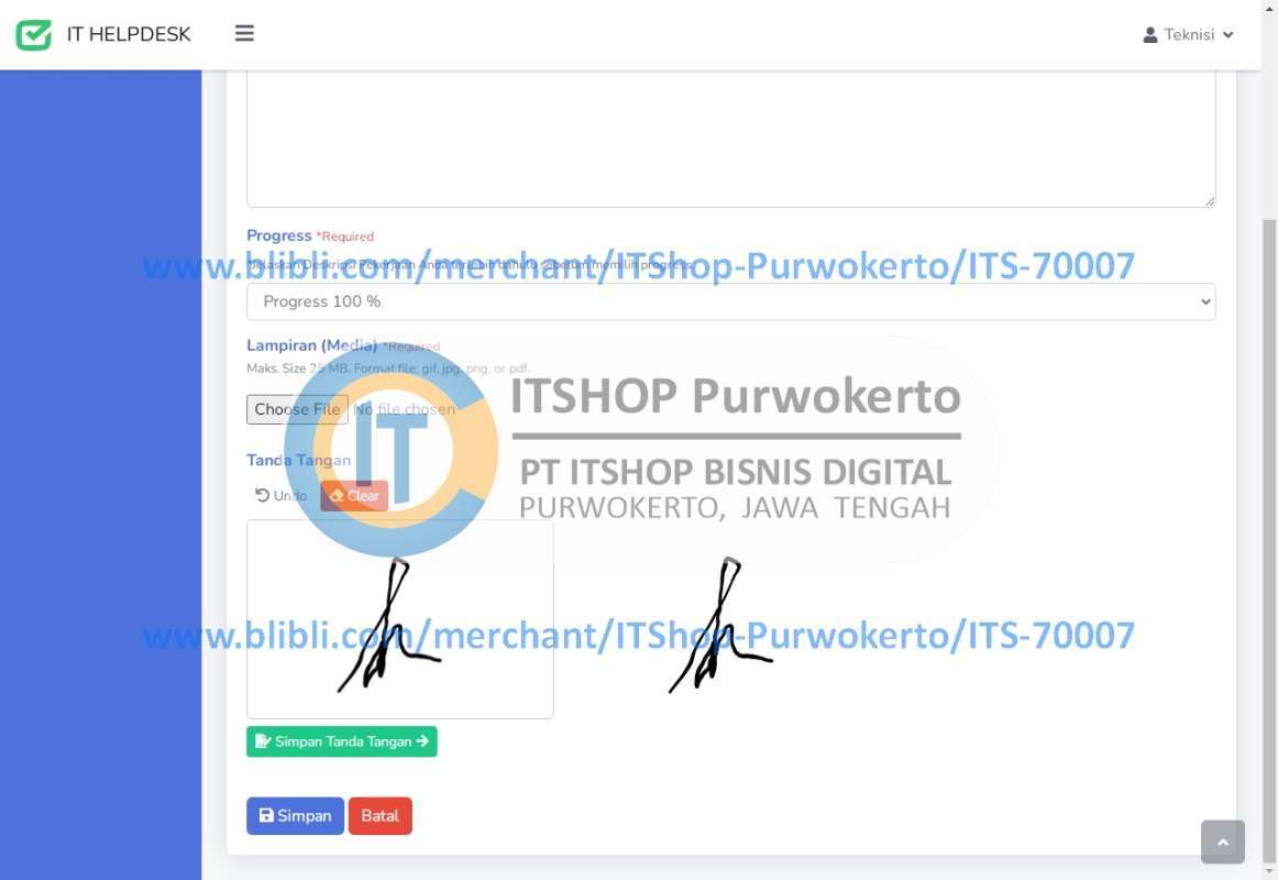 Jual Source Code Aplikasi Web It Help Desk Ticket Helpdesk Codeigniter 3 Di Seller Itshop ...