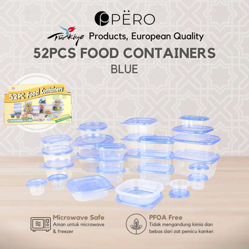 Promo Pero Food Storage Container Set Of 52 / Tempat Penyimpanan ...