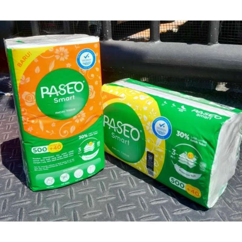 Jual Tisu Tissue Paseo 500+40s Sheets 2ply Facial Tissue Sg Di Seller ...
