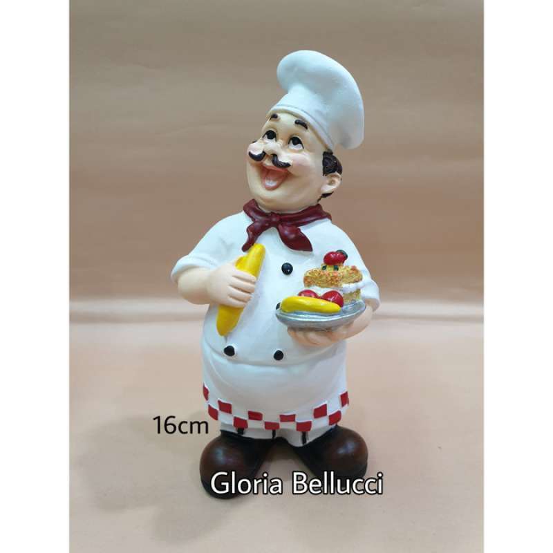 Promo Patung Pajangan Koki Cake Pisang / Chef Diskon 33% Di Seller ...