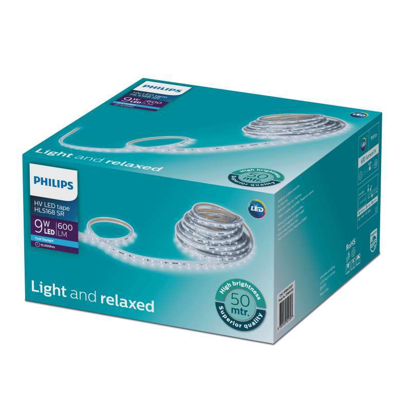 Promo Lampu Philips Led Strip Hls168 9w/m 50m 6500k Putih Diskon 24% Di ...