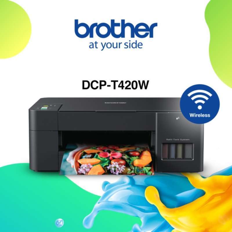 Promo Printer Brother Printer Ink Tank Dcp-t420w Print Scan Copy Wifi ...
