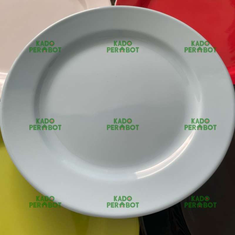 Promo Piring Saji Bulat Ceper - Piring Lauk - Piring Ceper G310 - Putih ...