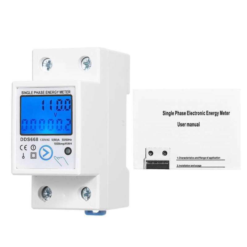 Jual Aideepen Meteran Listrik Digital Din Rail Kwh Meter Single Phase ...