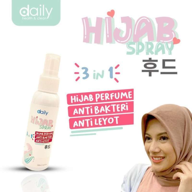 Jual Daily Hijab Spray Pewangi Anti Bakteri Dan Anti Lepek 100ml Di ...