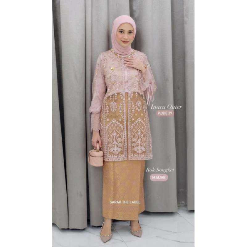 Jual Ptr Stl Sarah The Label - Ameena Outer | Inara Medina Tunik Atasan ...