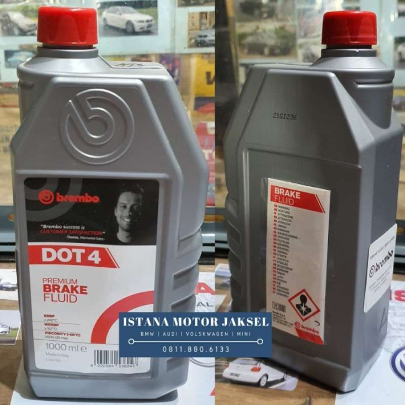 Promo Minyak Rem Brake Fluid Dot 4 1000ml Brembo Promo Diskon 40% Di ...