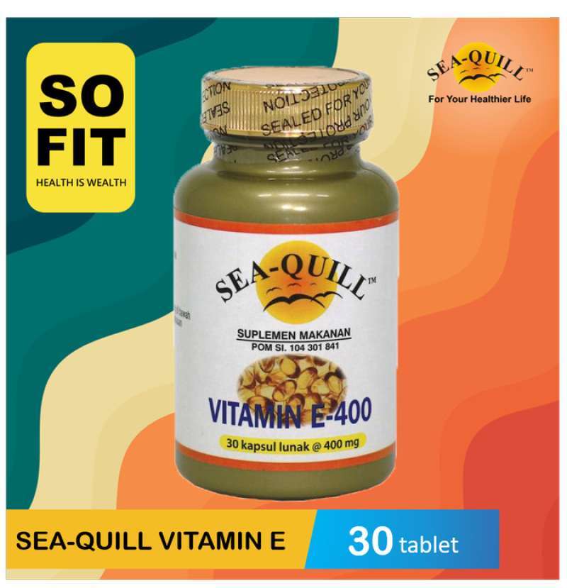 Promo Sea-quill Vitamin E 400 Iu Isi 30s / Sea Quill / Seaquill / So ...