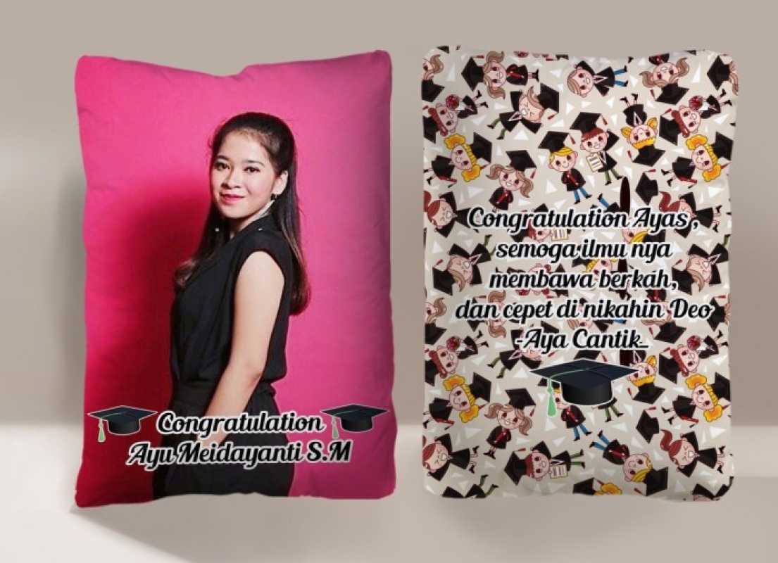 Promo New Bantal Foto Tema Wisuda / Graduation / Souvenir Best Seller ...