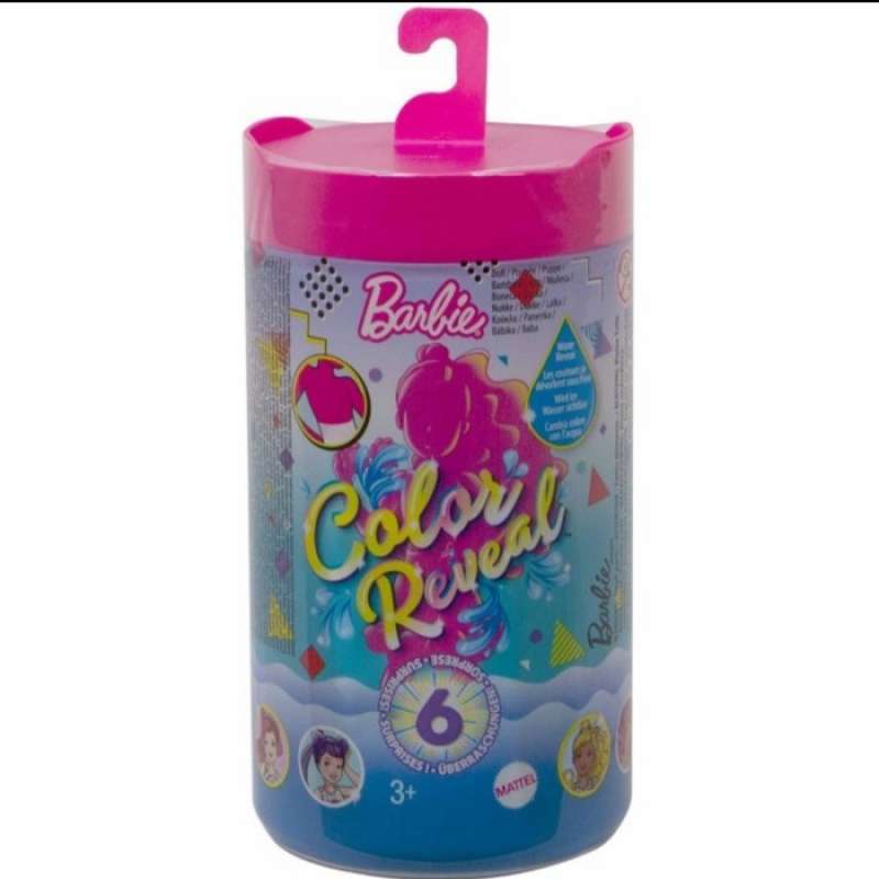Promo Barbie Color Reveal Doll With 6 Surprise - Original Mattel Gtt24 ...