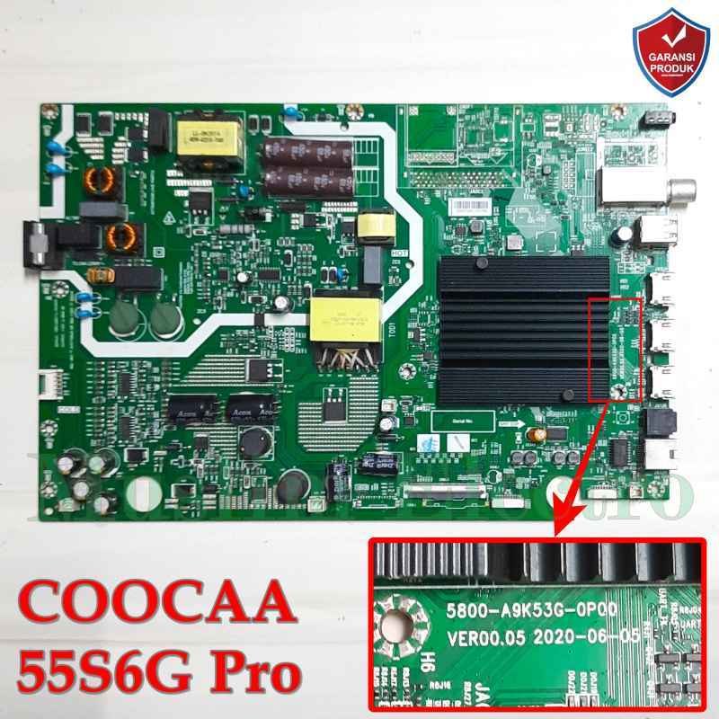 Jual Mainboard Led Led Coocaa 55s6g Pro 55s6 Di Seller Muslim Electro ...