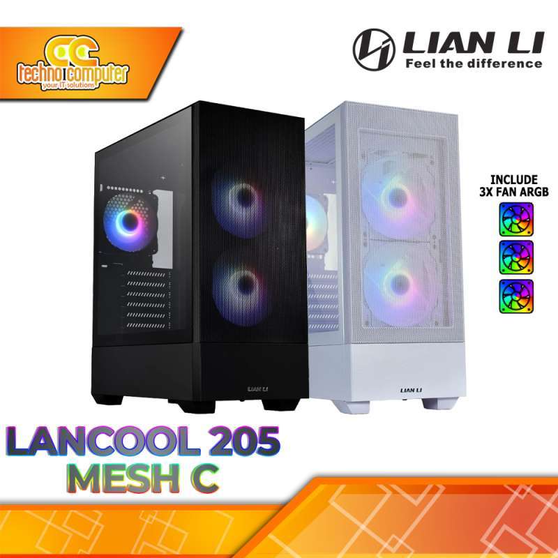 Jual Casing Lian Li Lancool 205 Mesh C - Mid Tower Atx Case Tempered ...