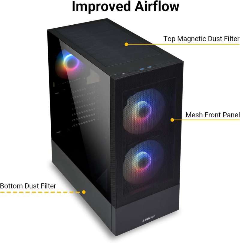 Jual Casing Lian Li Lancool 205 Mesh C - Mid Tower Atx Case Tempered ...