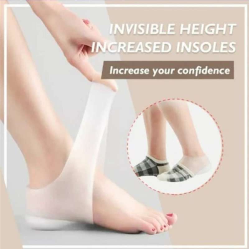 Jual Silicone Invisible Height Increase Insole Original Tf Di Seller ...