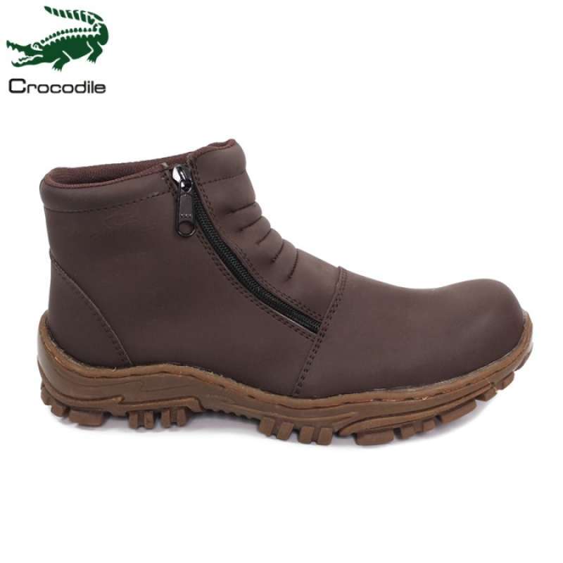 Jual Sepatu Boots Tanpa Tali Crocodile Strut Sepatu Safety Boots Ujung ...