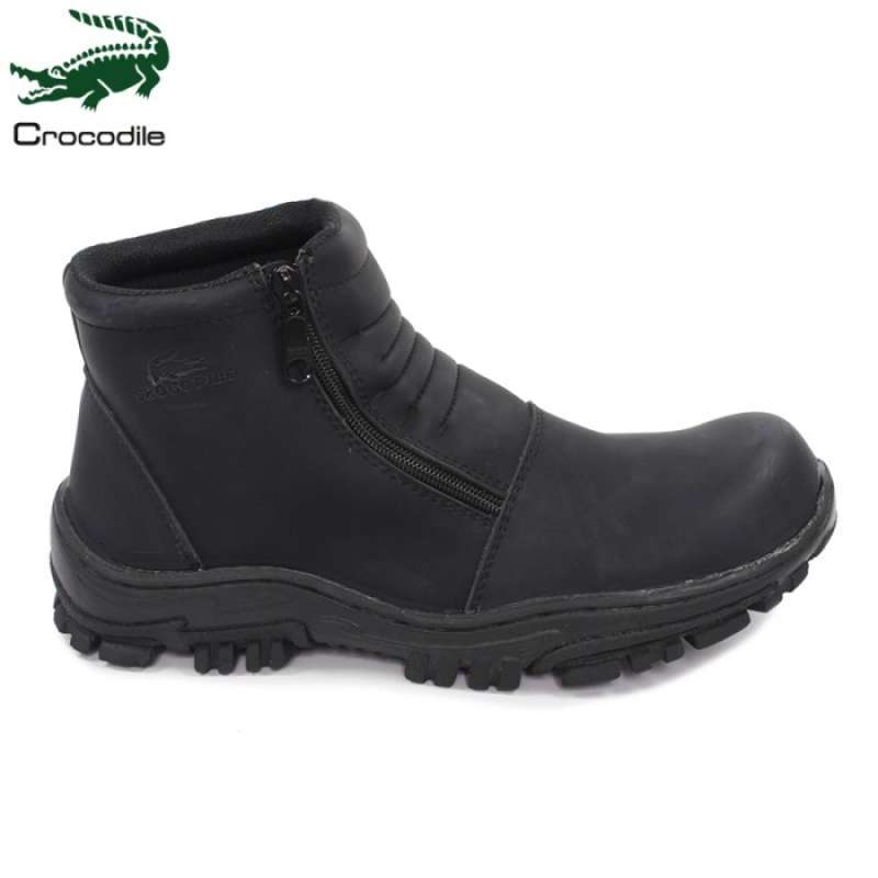 Jual Sepatu Boots Tanpa Tali Crocodile Strut Sepatu Safety Boots Ujung ...