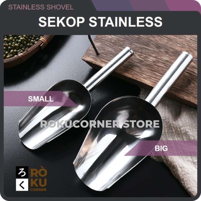 Jual Sekop Sendok Es Skop Es Batu Serokan Tepung Biji Kopi Beras ...