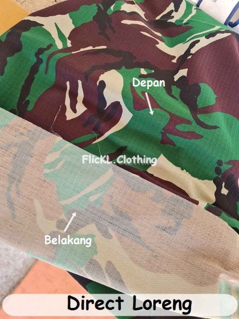 Jual Bahan Kain Direct Loreng Ripstop Trdr Malvinas Standar Seragam Tni - Malvinas Stretc Di ...