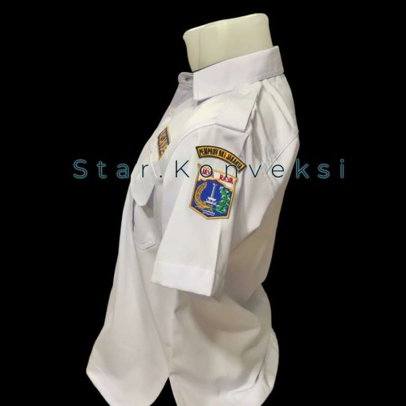 Jual Seragam Kemeja Pdh Pdl Baju Pemda Dki Pemprov Dki Warna Putih ...