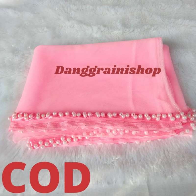 Jual Slayer Pengantin Tile Mutiara/manik,veil Ibu Besan, Wisuda - Biru ...