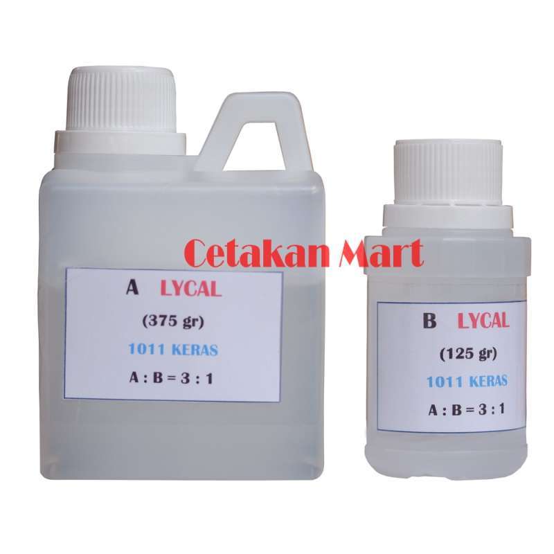 Jual Cmart Resin Bening 1011 Lycal Keras 500 Gram Di Seller Cetakan ...