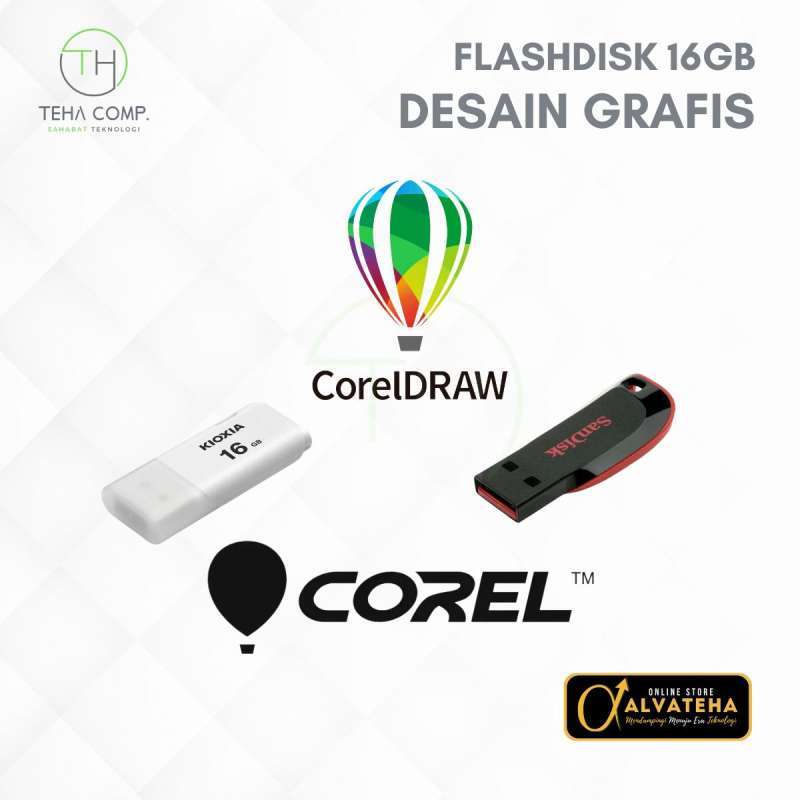 Jual Flashdisk 16gb Desain Grafis Cdr Psd Acad Graphic Design S0ftw4re ...