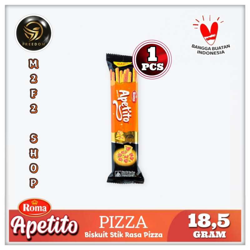 Promo Roma Apetito Biskuit Stik Renyah & Gurih Rasa Pizza - 18,5 Gr ...
