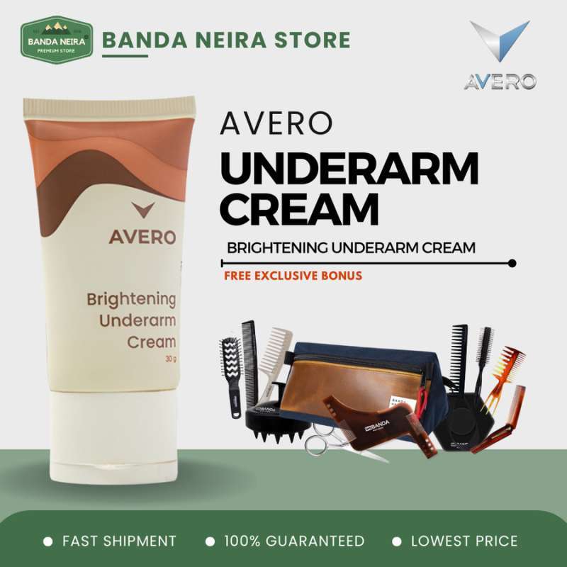 Jual Avero Brightening Underarm Cream / Krim Pencerah Lipatan Dan Ketiak - - Skeleton Comb Di ...