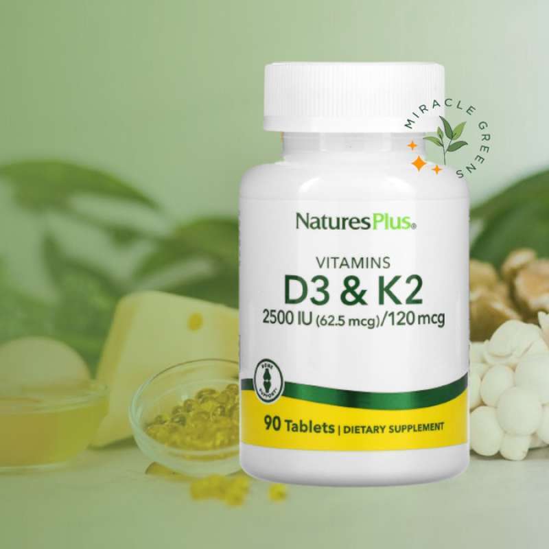 Promo Naturesplus Vitamins D3 & K2 90 Tablets Diskon 33% Di Seller Aninda Store Id - Petojo ...