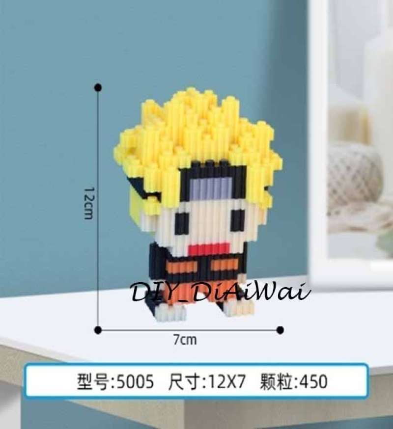 Promo Nano Block Monkey D Luffy One Piece | Iron Man - 5026 - 5019 ...