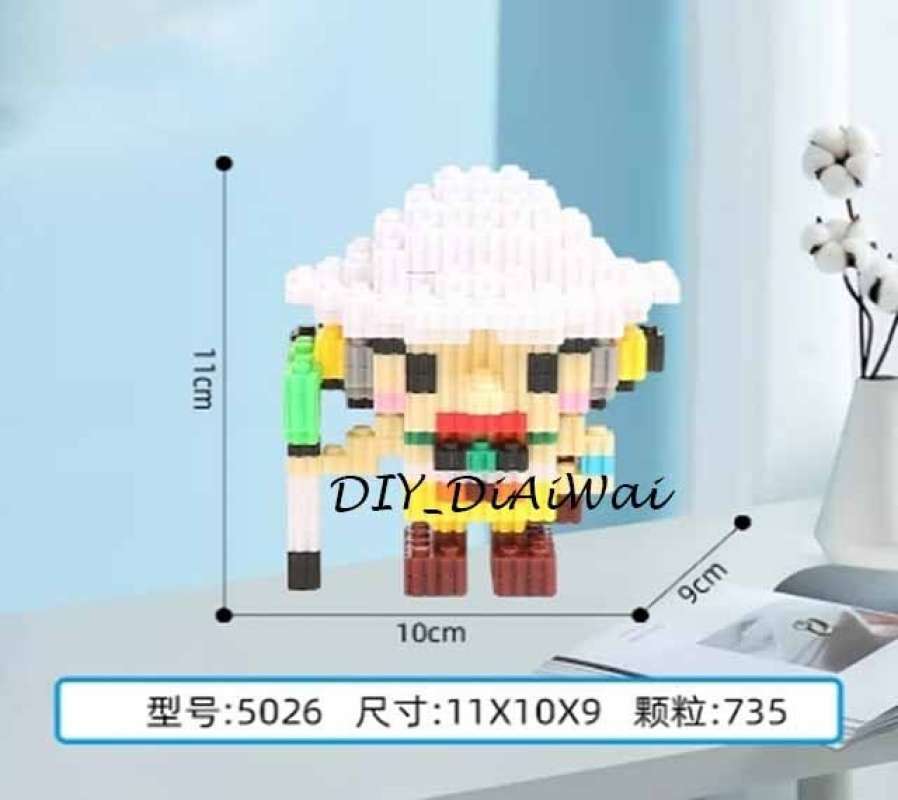 Promo Nano Block Monkey D Luffy One Piece | Iron Man - 5026 - 5026 ...