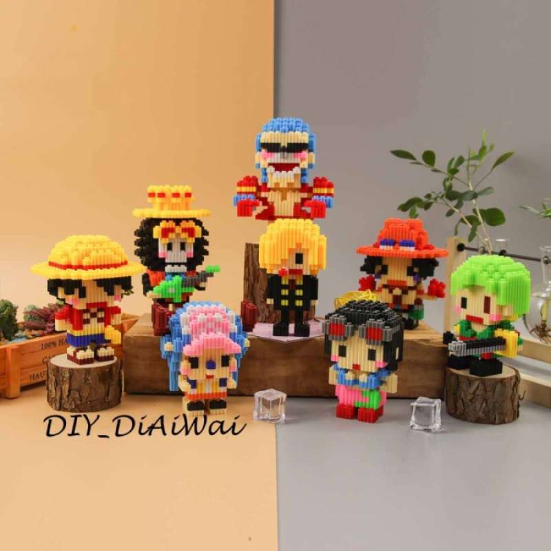 Promo Nano Block Monkey D Luffy One Piece | Iron Man - 5026 - 5019 ...