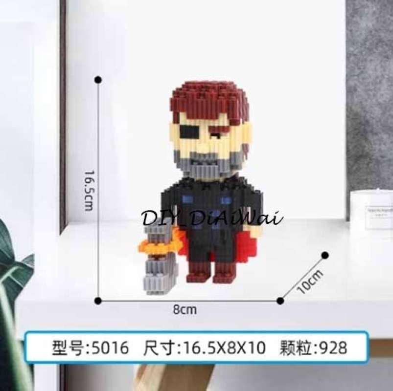 Promo Nano Block Monkey D Luffy One Piece | Iron Man - 5026 - 5016 ...