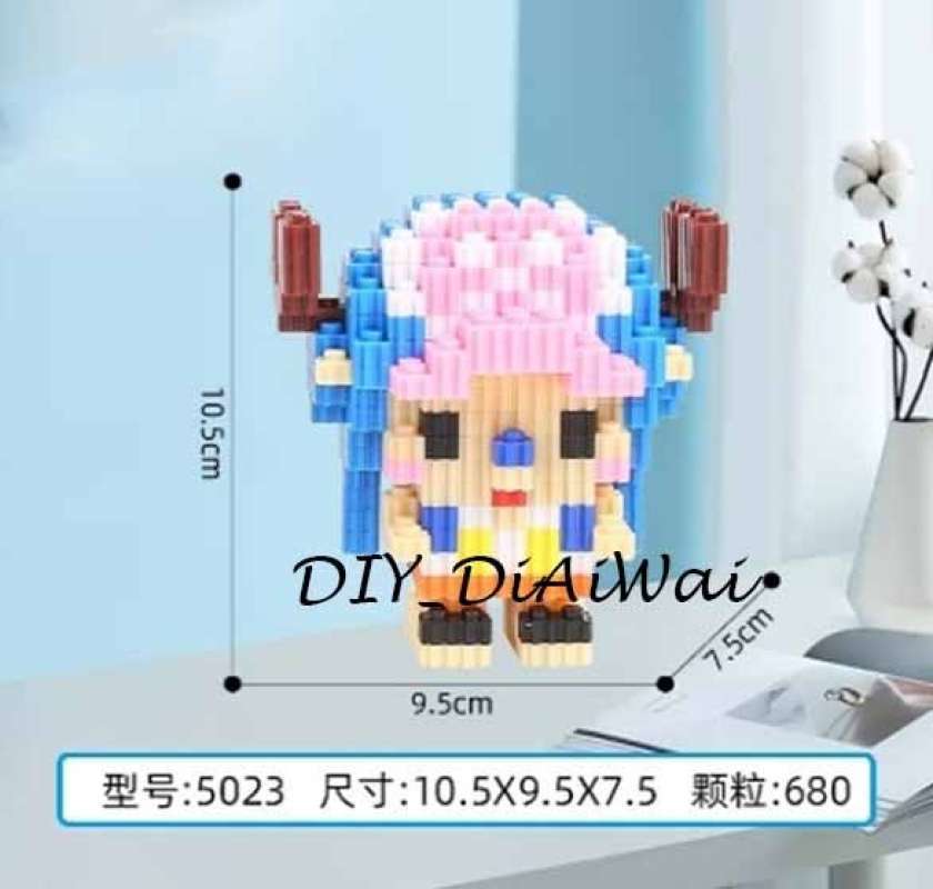 Promo Nano Block Monkey D Luffy One Piece | Iron Man - 5026 - 5023 ...