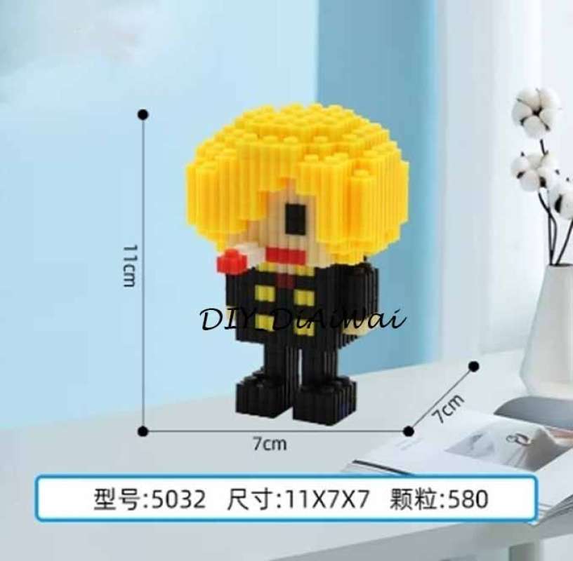 Promo Nano Block Monkey D Luffy One Piece | Iron Man - 5026 - 5032 ...