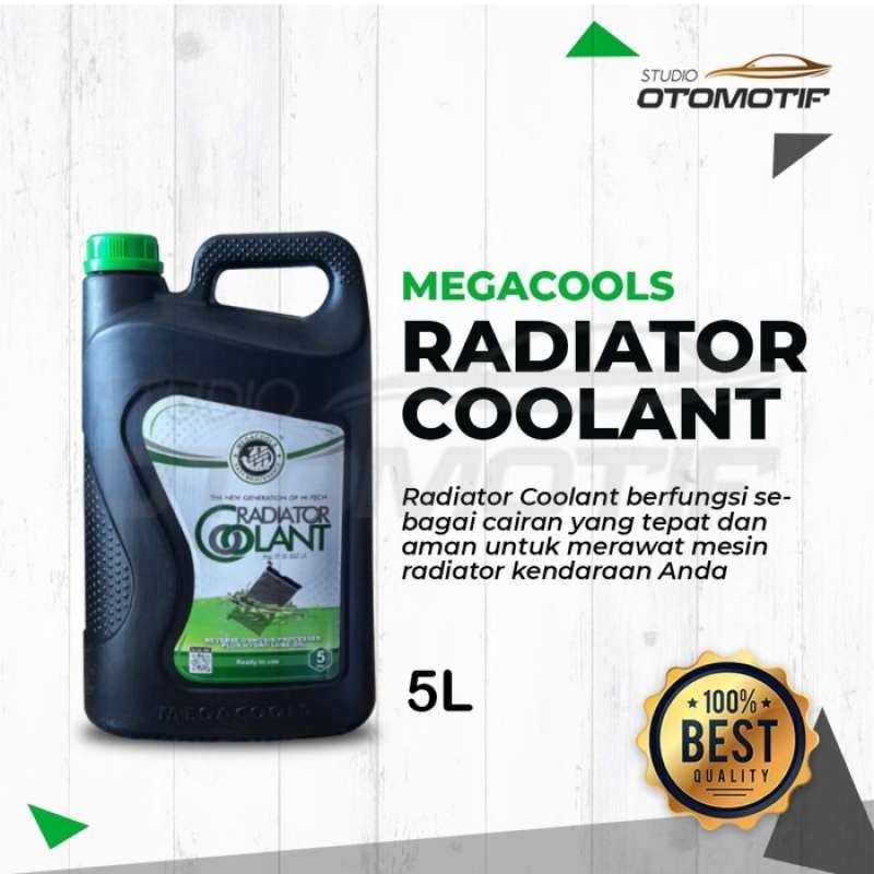 Jual Megacools Coolant 5l Hijau Air Radiator Coolant 5 Liter Di Seller ...