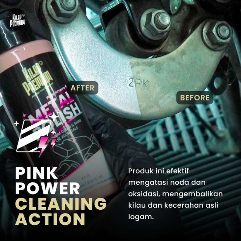 Jual Kilap Premium - Pink Power Metal Polish Pengkilap Logam Chrome ...