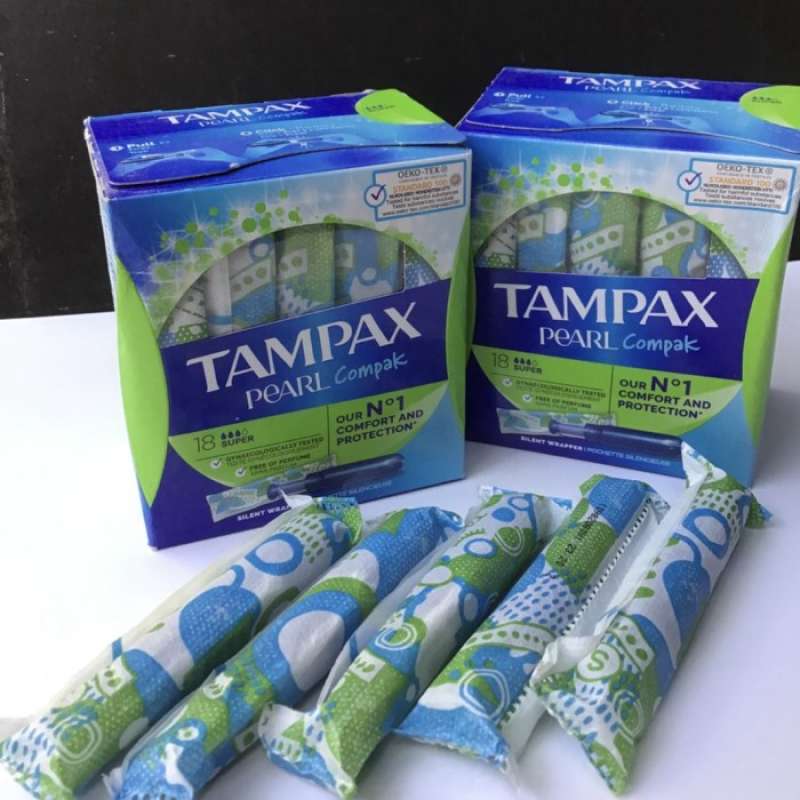 Jual Tampax Pearl Compak Super Dengan Aplikator - Box (18) Di Seller ...