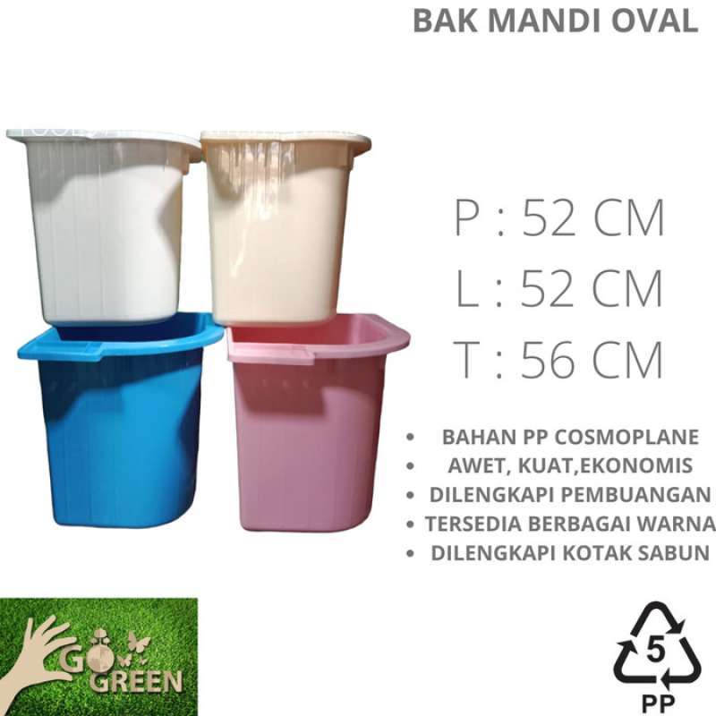 Promo Bak Mandi Plastik Warna Muda Bahan Plastik Diskon 23% Di Seller ...