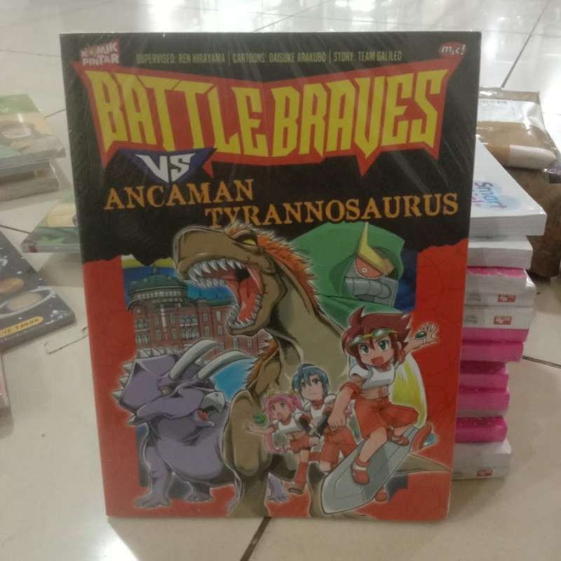 Promo Komik Pintar Anak Battle Braves Vs Ancaman Tyrannosaurus Diskon ...