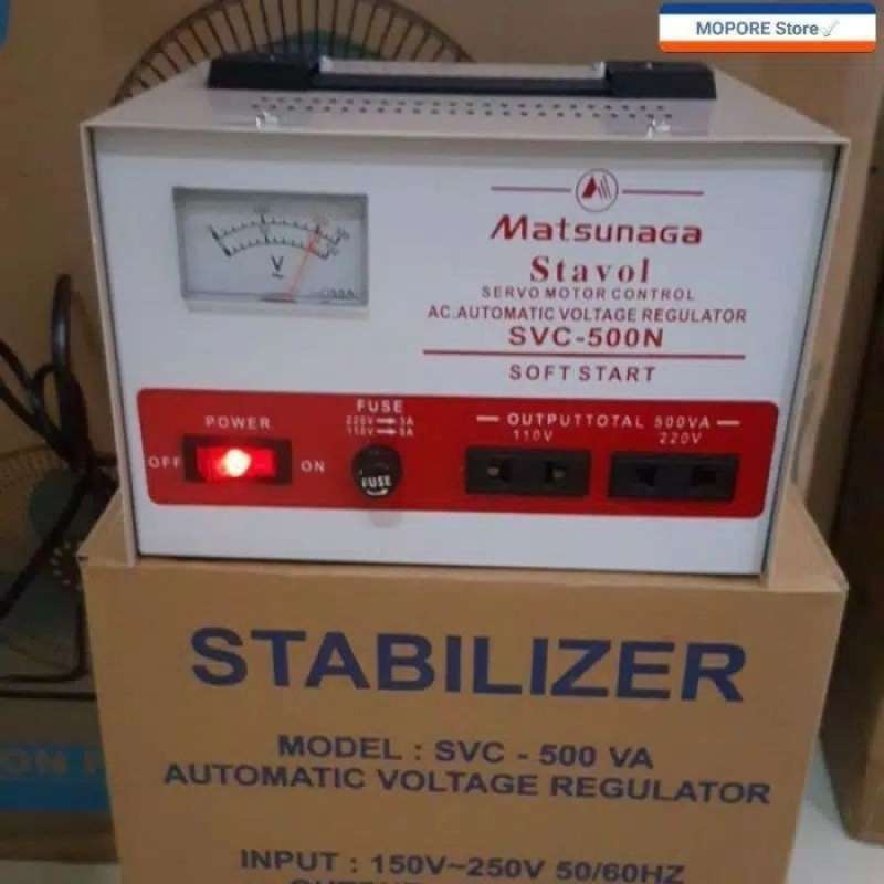 Promo Stabilizer Matsunaga 500watt 500 Watt 500w Stavol Svc 500n Diskon ...