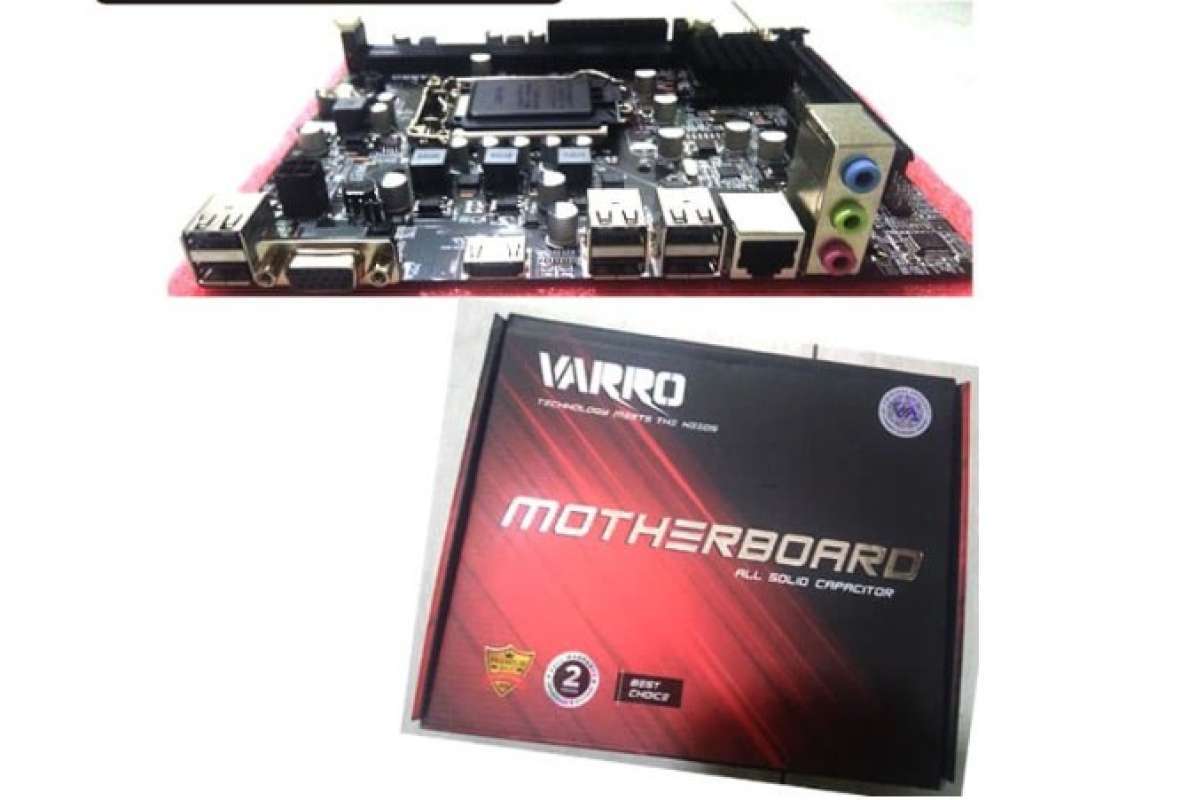 Promo Motherboard Mobo Mb Varro H61 Socket Lga 1155 Ddr3 Diskon 23% Di ...
